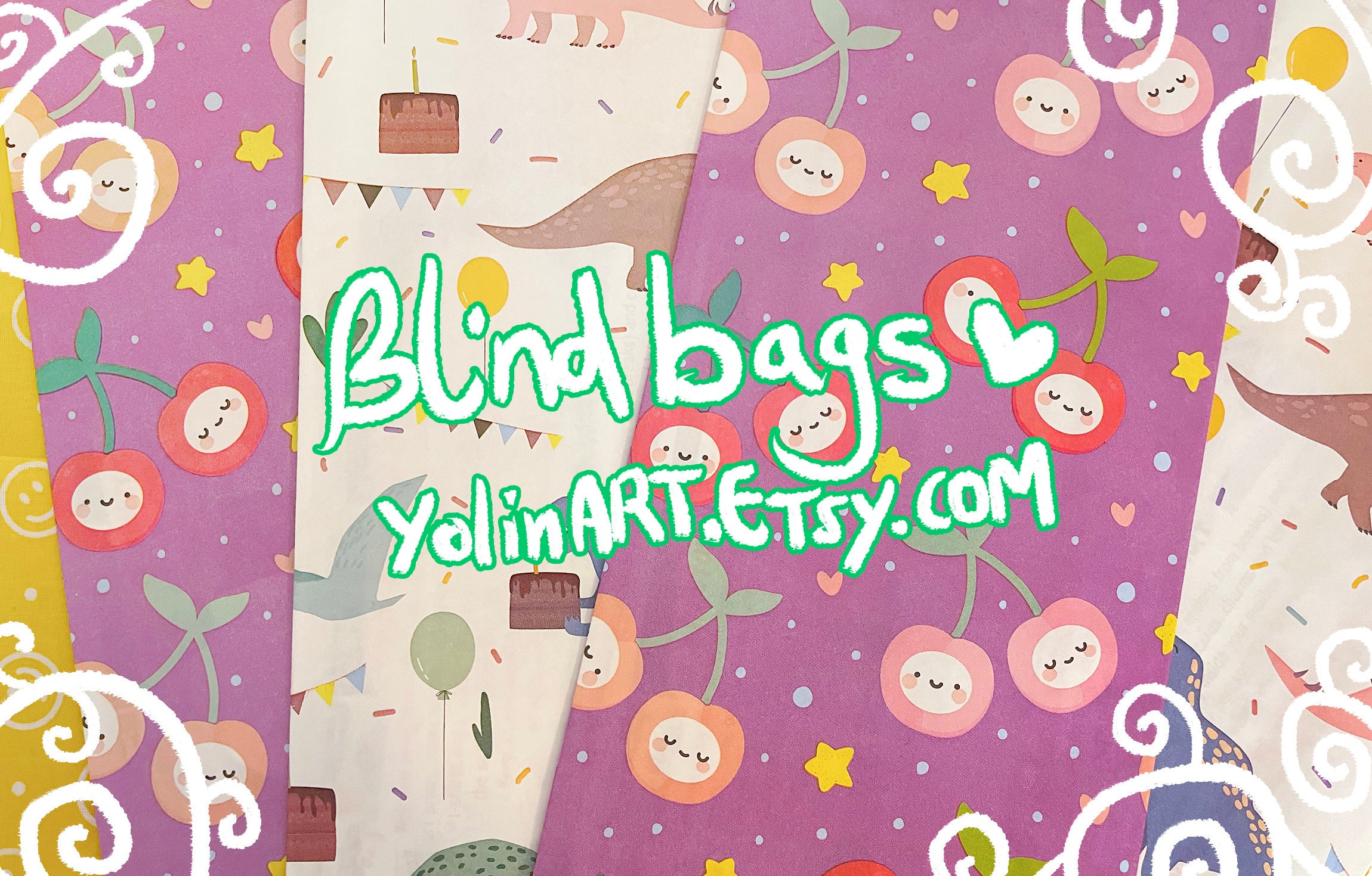 Sticker Blind-grab Bag: Gorobins / Surprise Pack black Friday / Cute ...