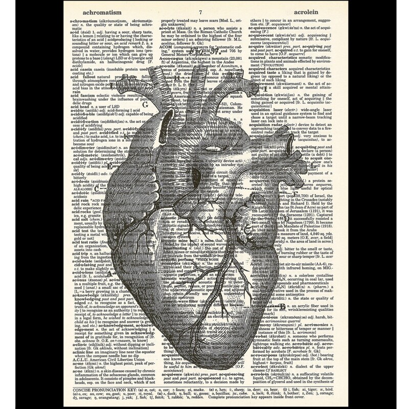 Dictionary Art Print - Etsy