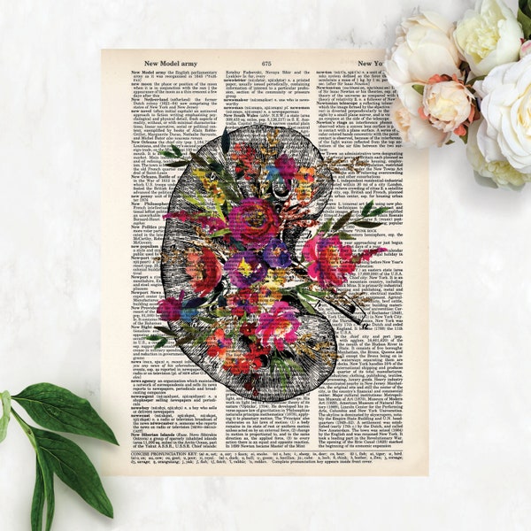 Floral Kidney - Etsy