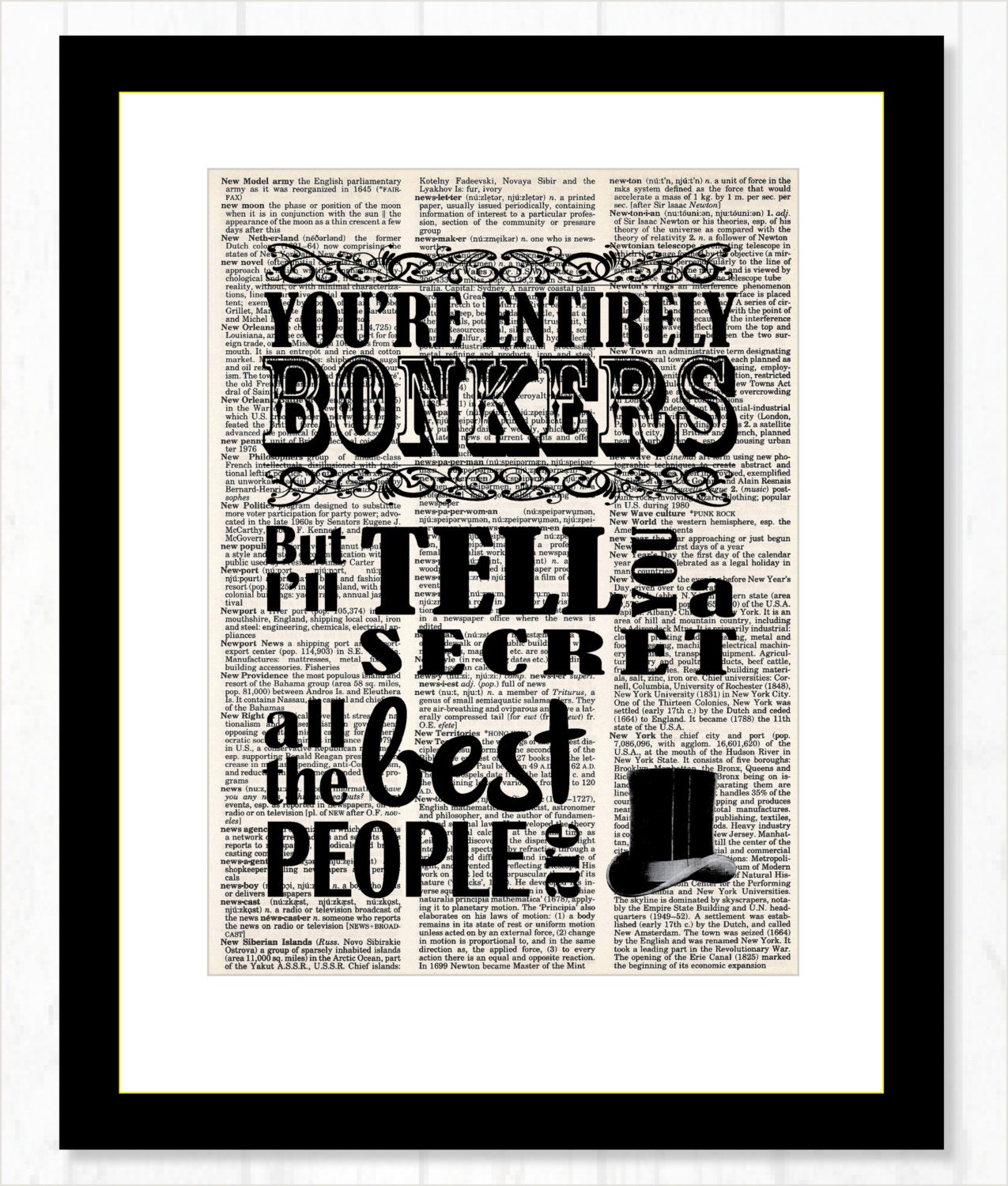 You're Entirely Bonkers - All the Best People Are - Alice in Wonderland ...