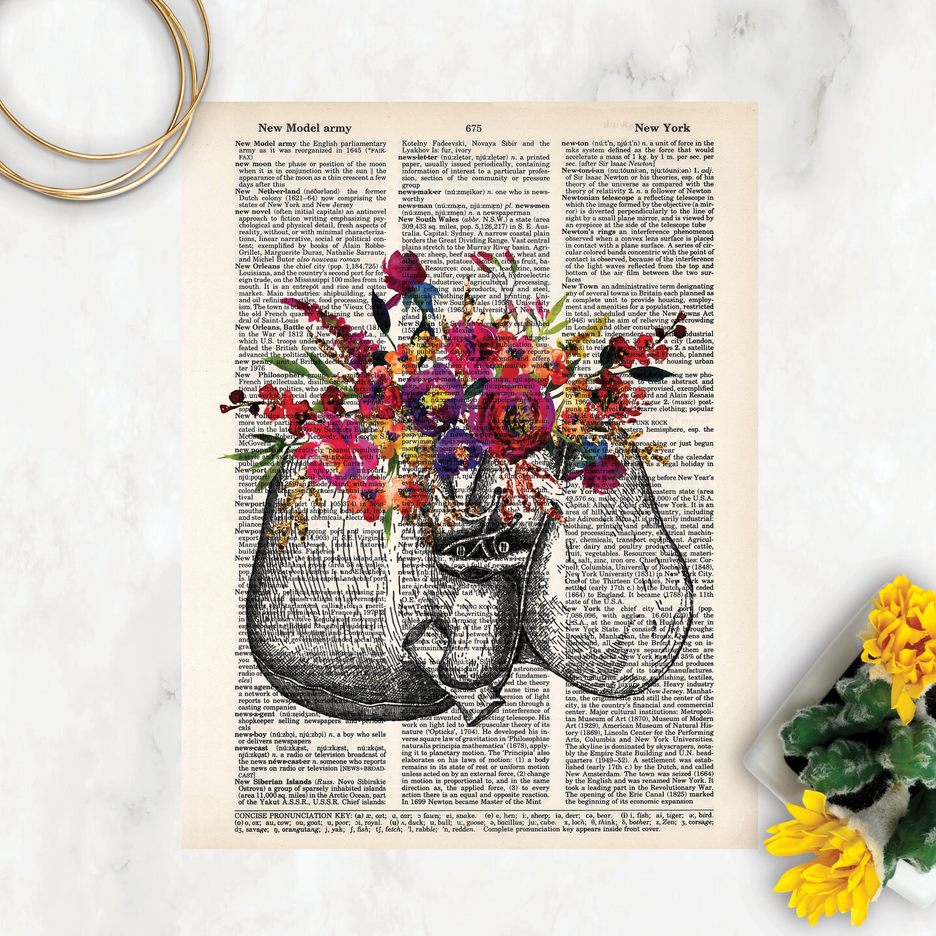 Anatomy Art Prints - Liver With Watercolor Flowers Print - Transplant ...