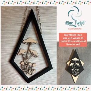 Terrarium Mushroom Laser Cut File , Laser Cut File, SVG PDF, Laser ...