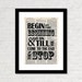 Begin at the Beginning and Go on Till You Come to the End Then Stop ...
