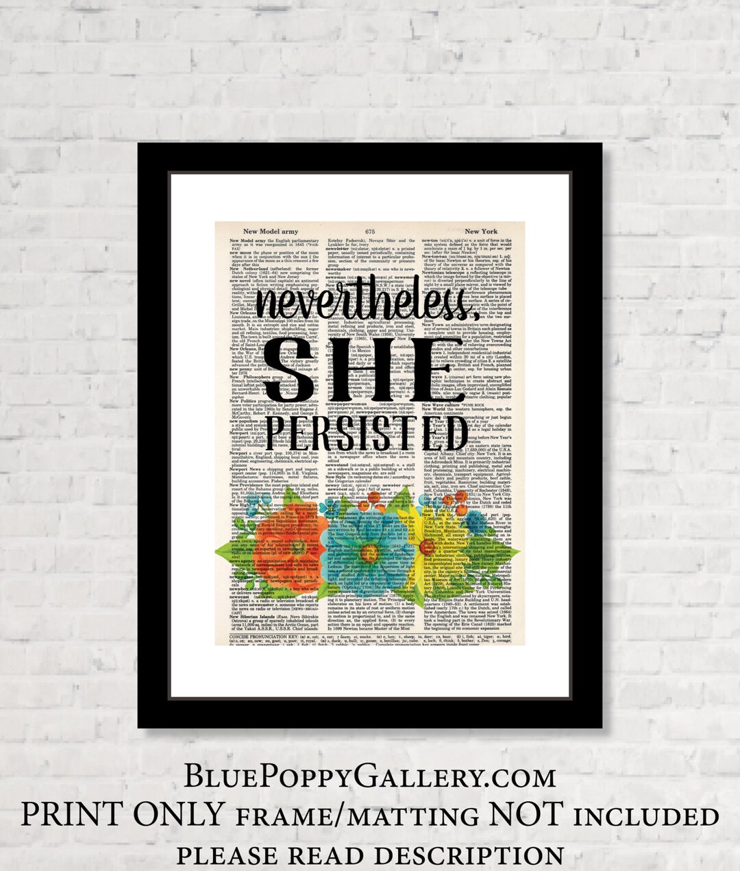 Nevertheless She Persisted Elizabeth Warren Quote Womens Rights Eco ...