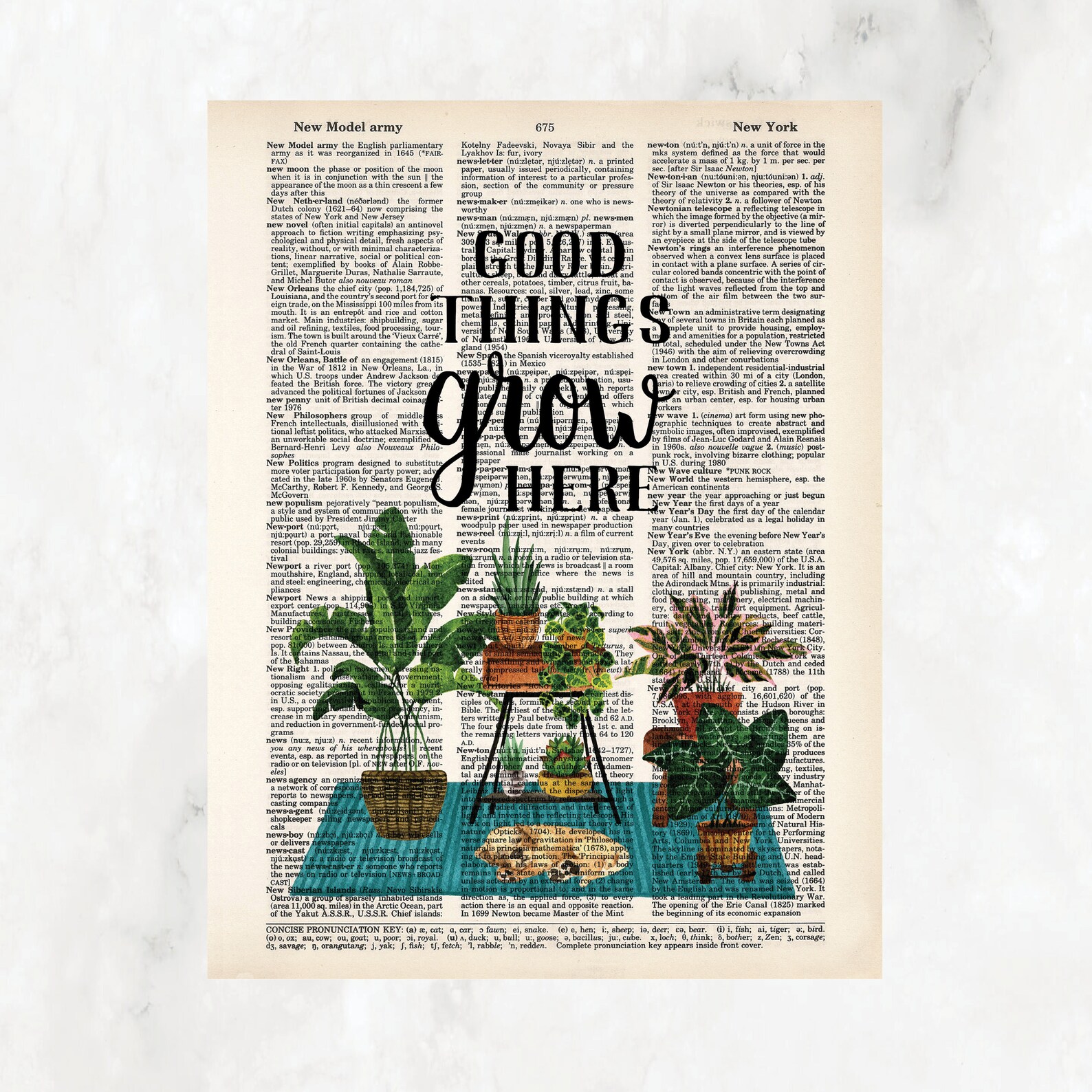Good Things Grow Here - Plant Scene With Puppy - Eco Friendly ...