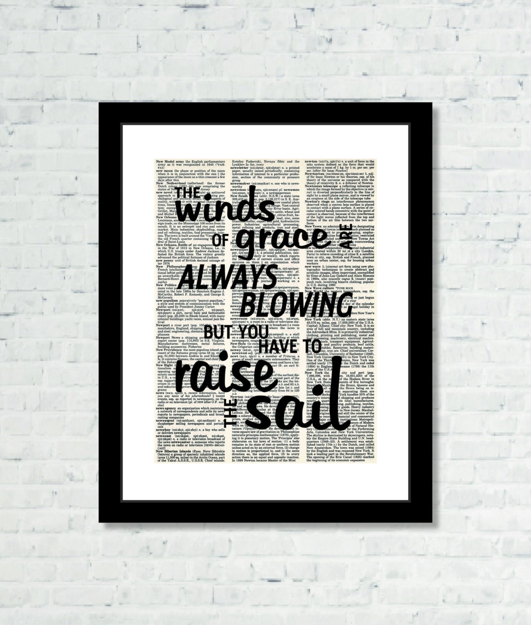 The Winds of Grace Are Always Blowing but You Have to Raise the Sail ...