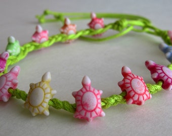 Turtle Bracelet Turquoise Turtle Leather Bracelet-turquoise | Etsy