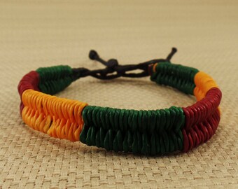 Jamaican bracelet | Etsy