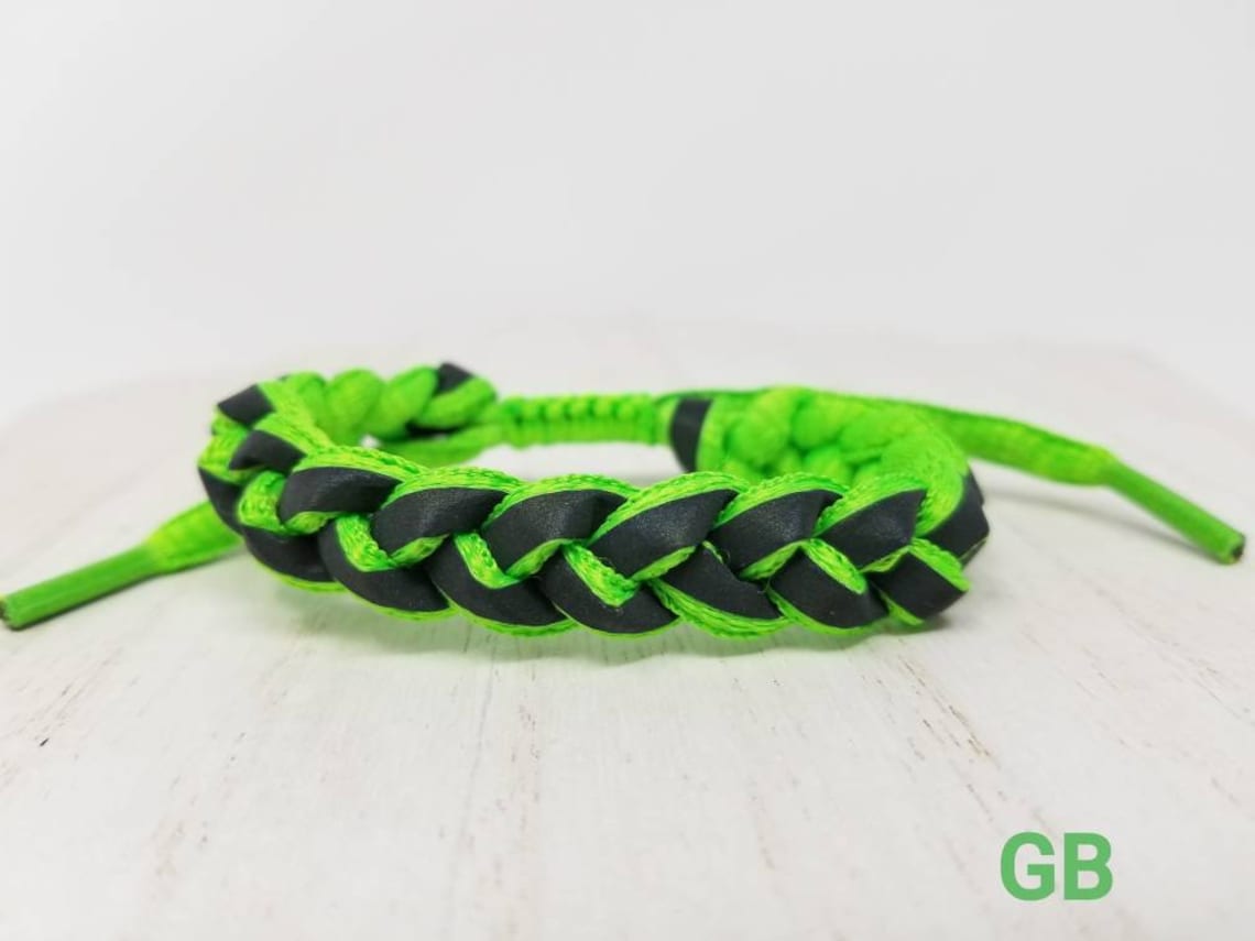 Handmade Shoelace Bracelet Hand Braided Shoestring Bracelet | Etsy