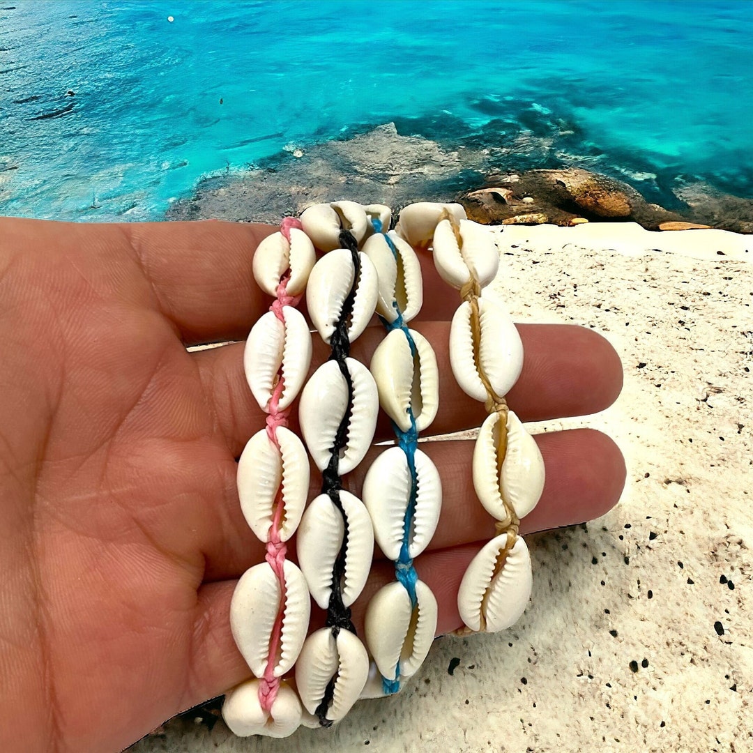 Cowry Shell Bracelet Sea Shell Bracelet Natural Shell Bracelet Cowry ...