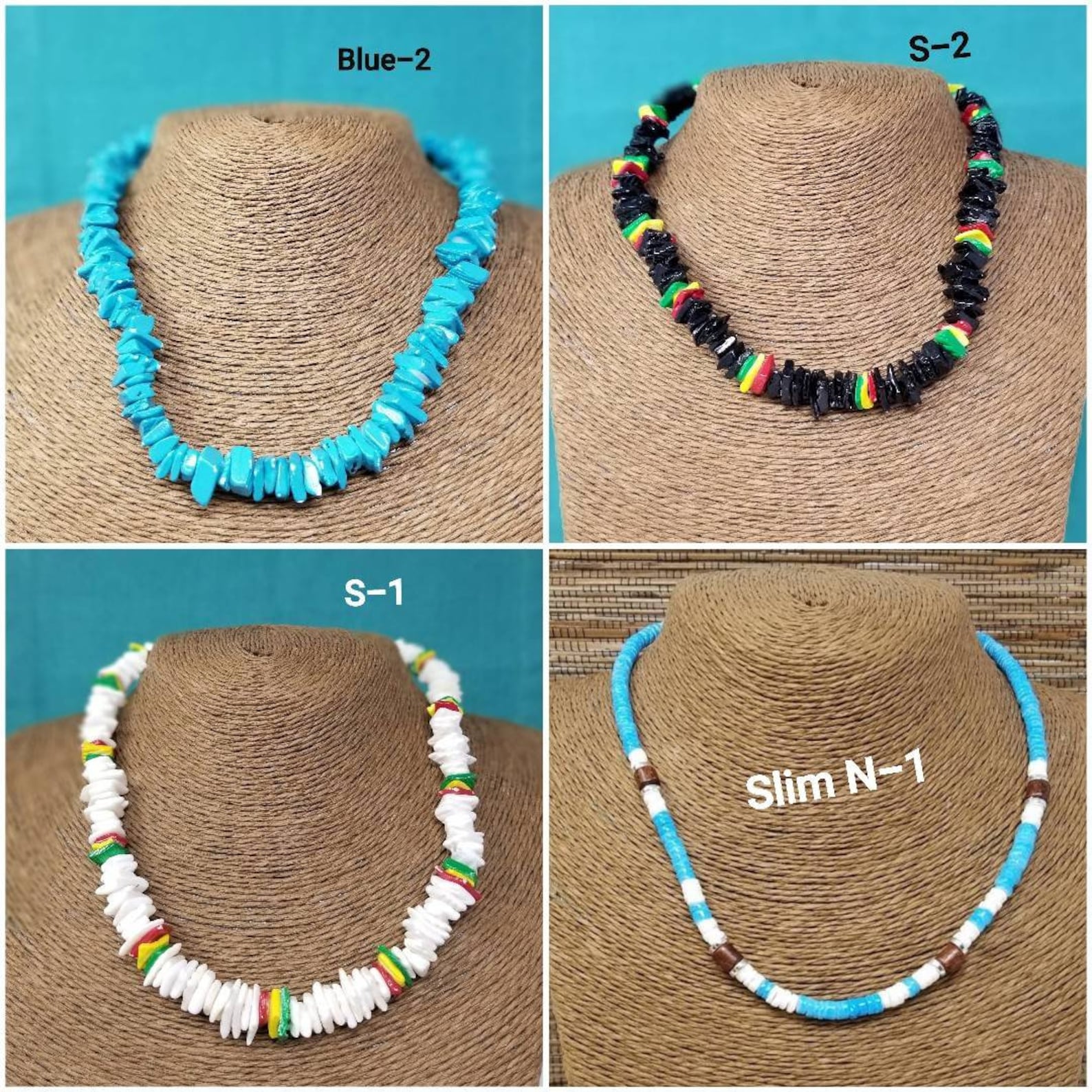 White Puka Shell Necklace Handmade White Necklace Puka - Etsy