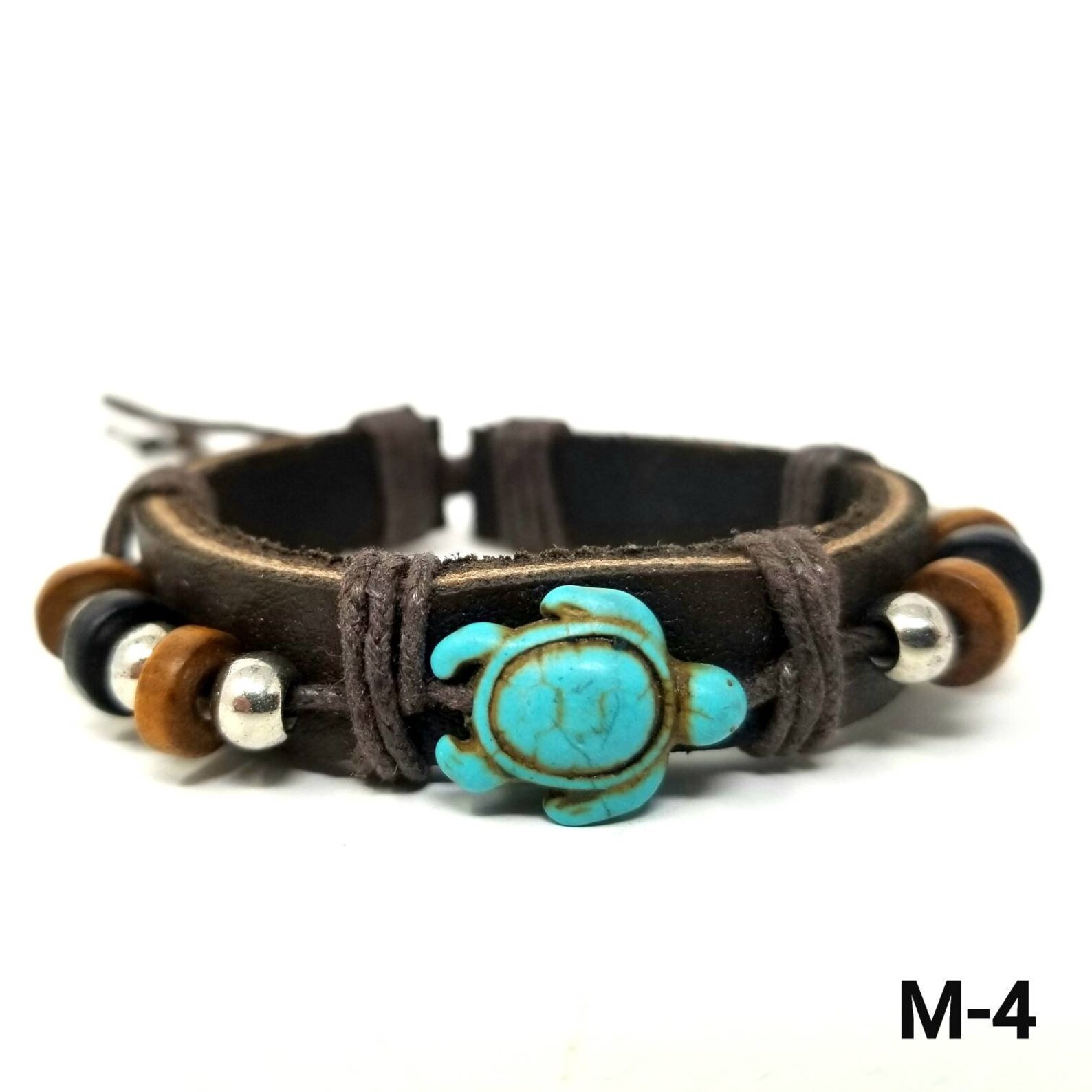 Turtle Bracelet Turquoise Turtle Leather Bracelet Gift Unisex - Etsy