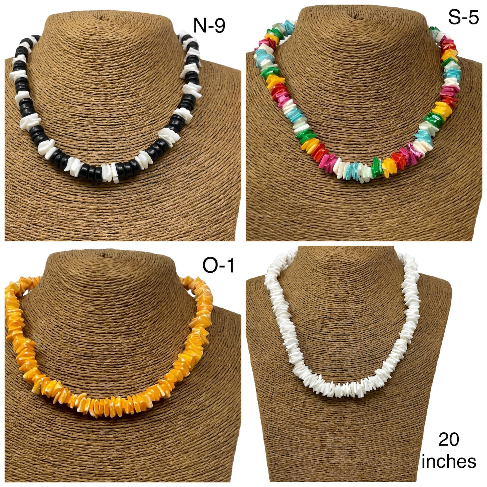 White Puka Shell Necklace Handmade White Necklace Puka - Etsy