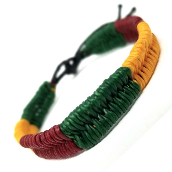 Rastafarian Bracelet - Etsy