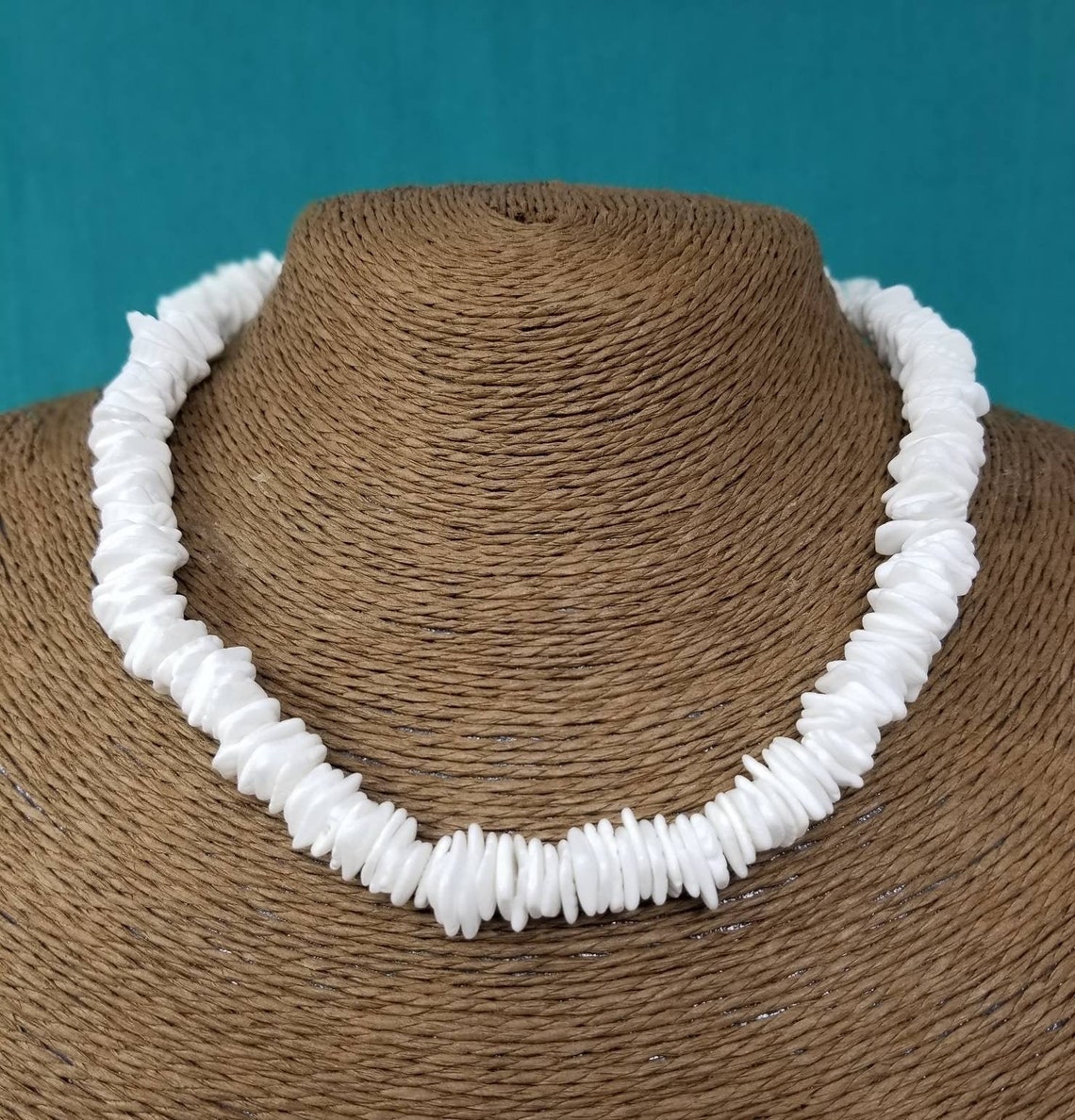 White Puka Shell Necklace Handmade White Necklace Puka - Etsy