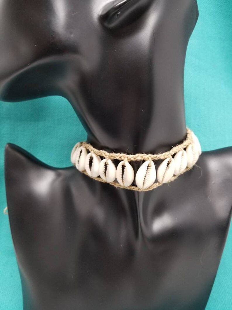 Cowrie Choker Necklace Sea Shell Choker Natural Shell Necklace | Etsy