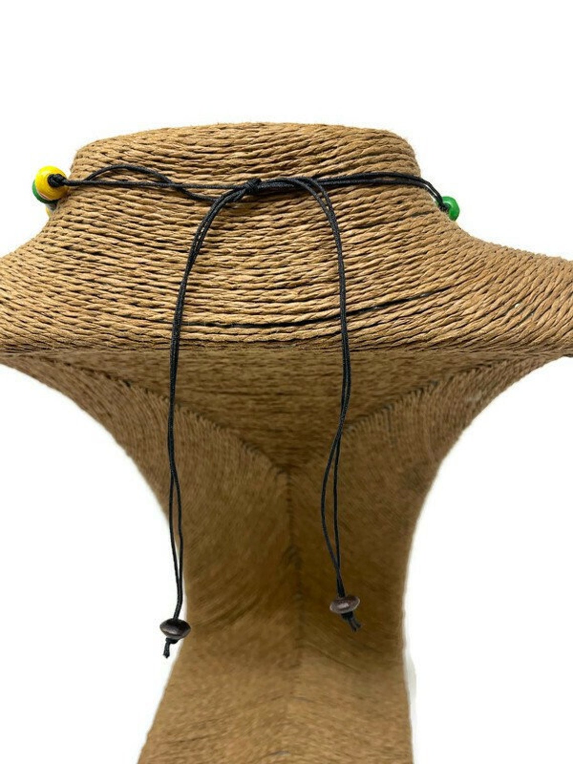 Black Puka Shell Necklace Handmade Rasta Necklace Rasta - Etsy