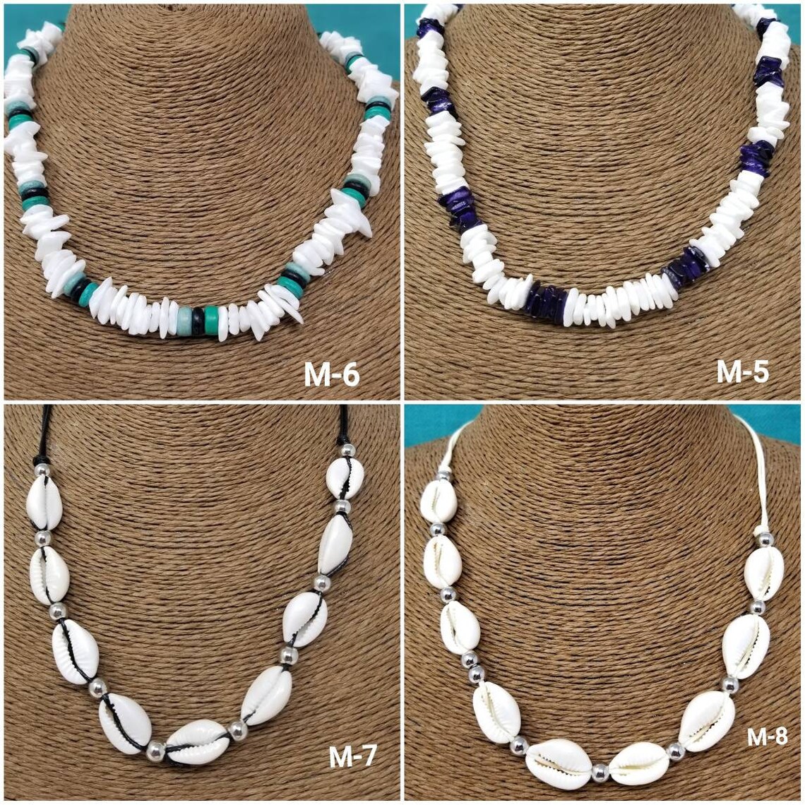 White Puka Shell Necklace Handmade White Necklace Puka - Etsy