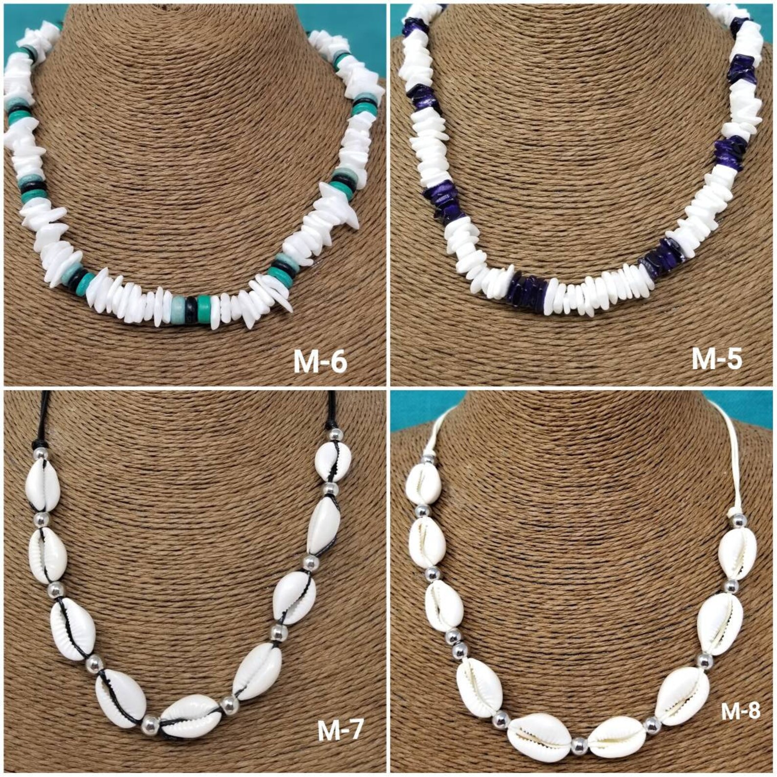 White Puka Shell Necklace Handmade White Necklace Puka - Etsy