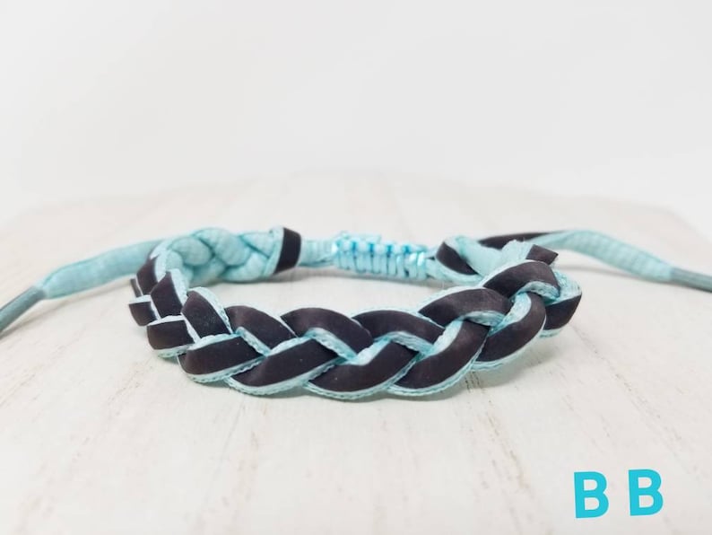 Handmade Shoelace Bracelet Hand Braided Shoestring Bracelet | Etsy