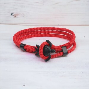 Adjustable Turtle Rope Nautical Bracelet Mens Unisex Turtle Bracelet ...