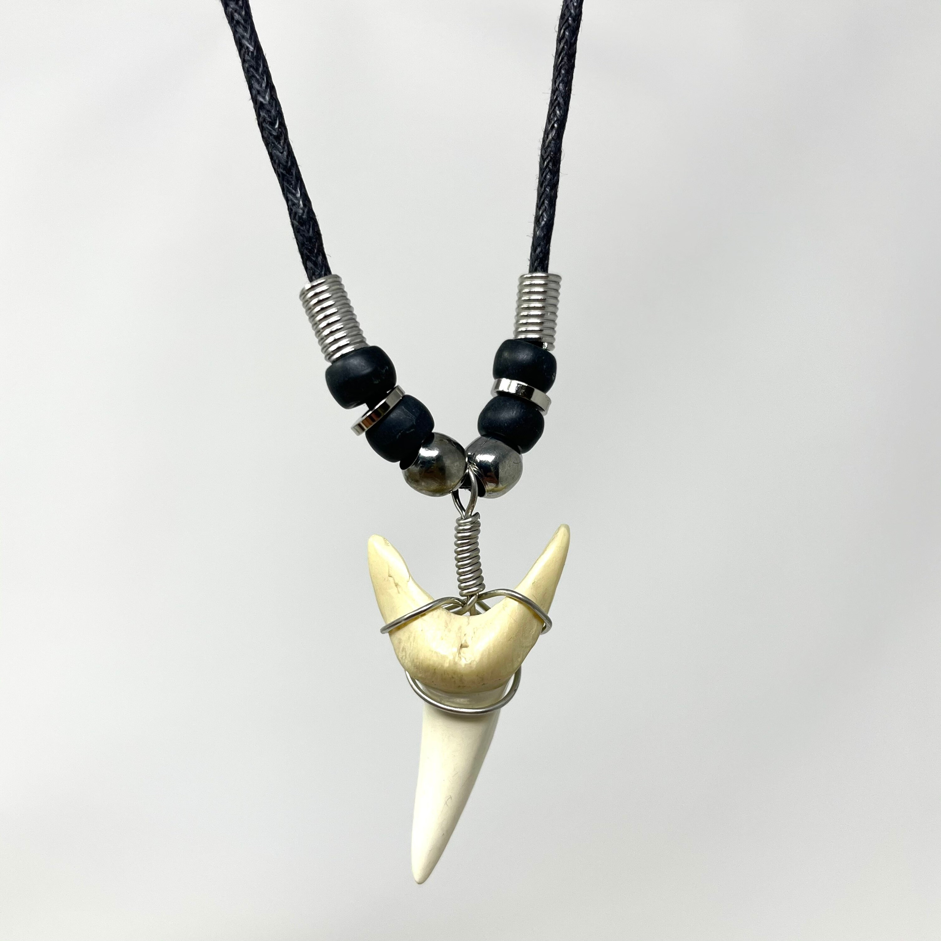 Shark Tooth Necklace Resin Shark Necklace Shark Teeth | Etsy