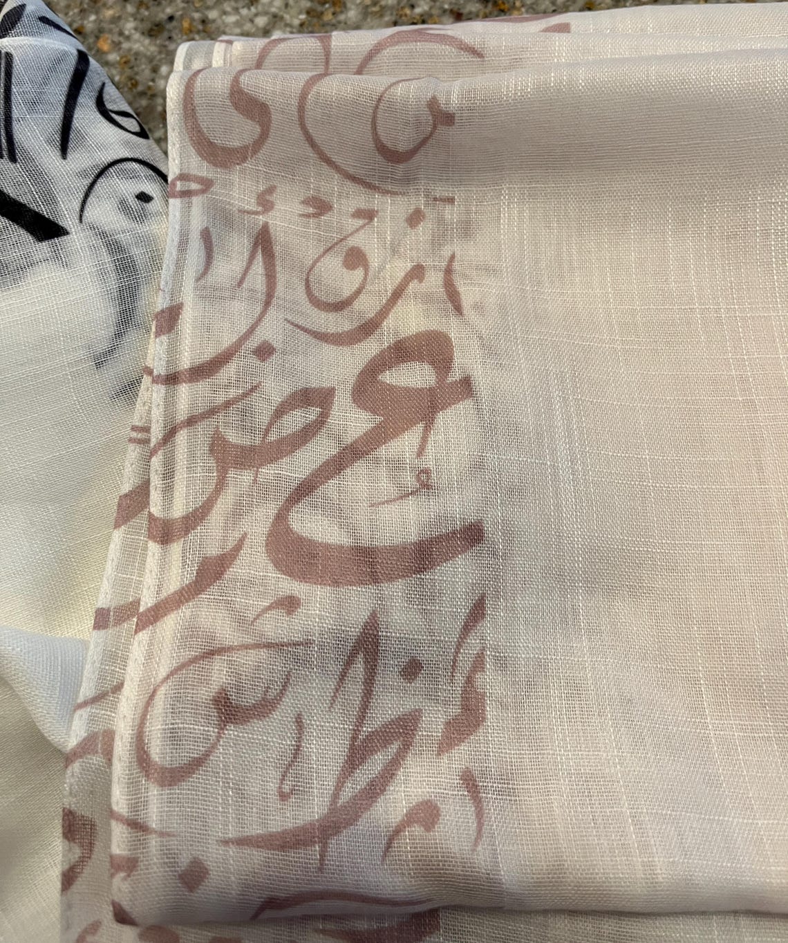 Arabic Calligraphy Scarf - Etsy