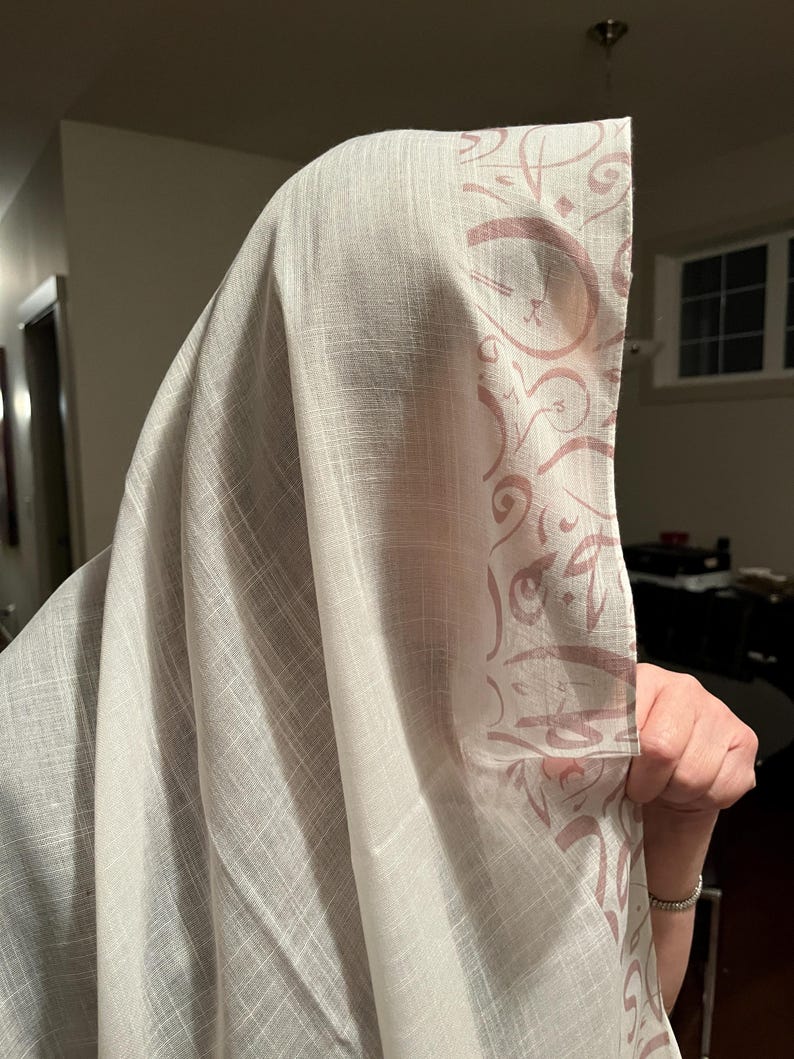 Arabic Calligraphy Scarf - Etsy