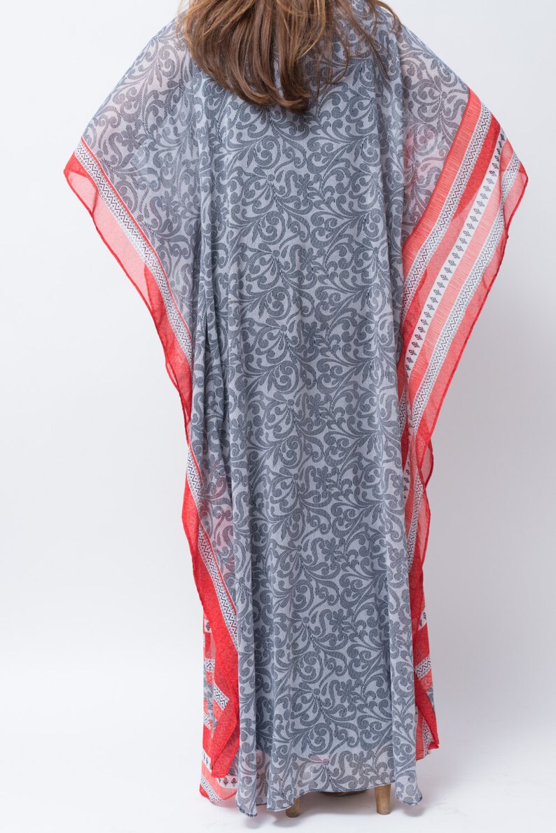 Sheer Caftan Abaya Women Fashion Maxi Long Dress. - Etsy