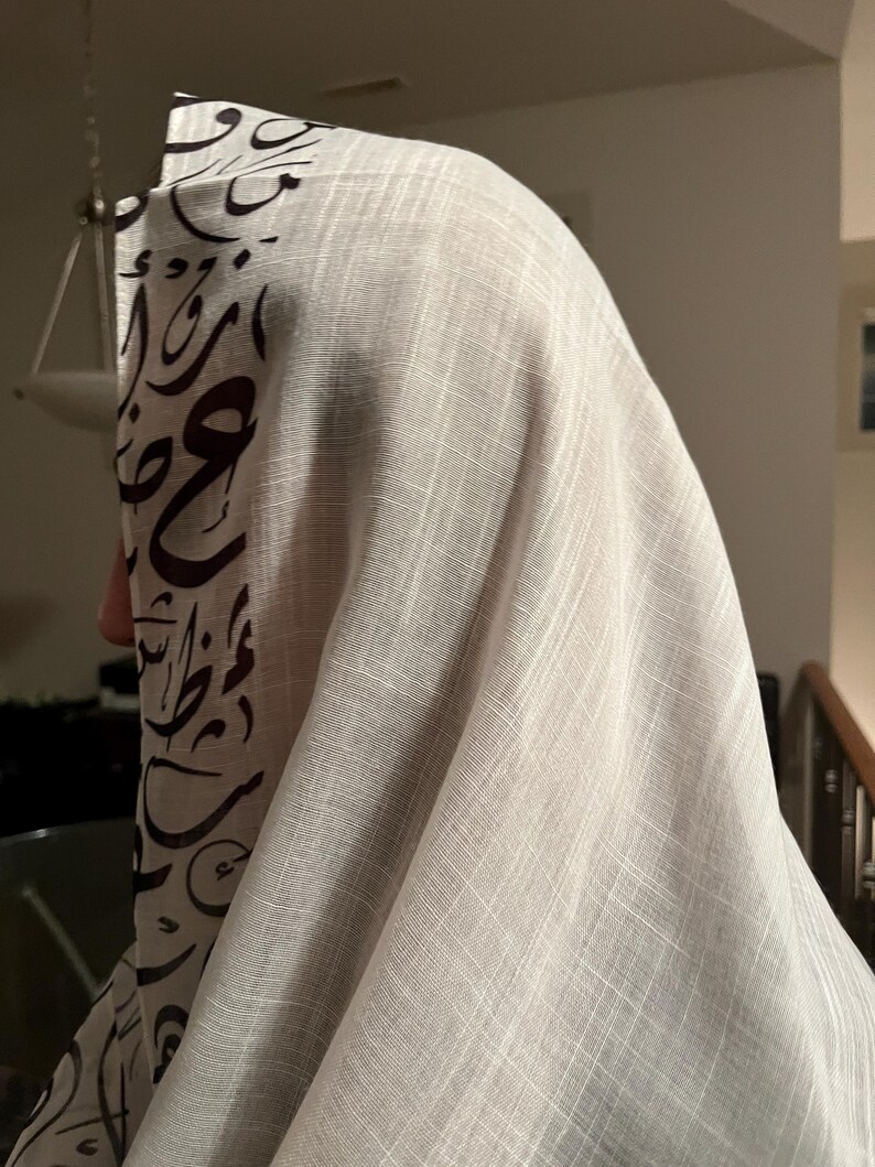 Arabic Calligraphy Scarf - Etsy