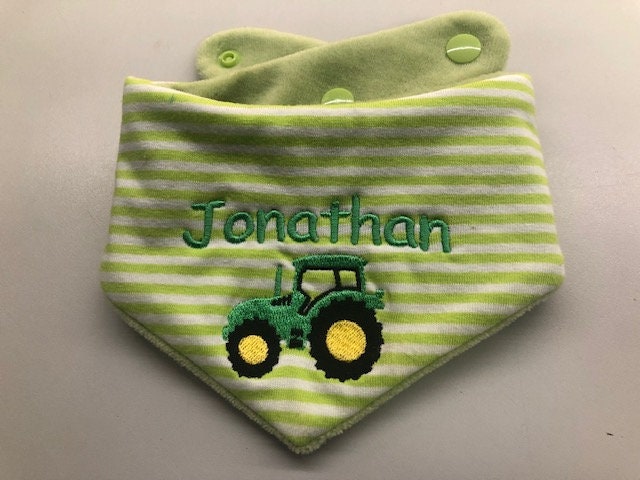 Triangular Scarf, Neck Scarf, Burp Cloth With Name - Etsy