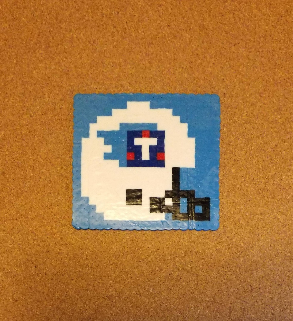 NFL 8-bit Helmet Perler Coaster - Etsy