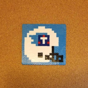 NFL 8-bit Helmet Perler Coaster - Etsy