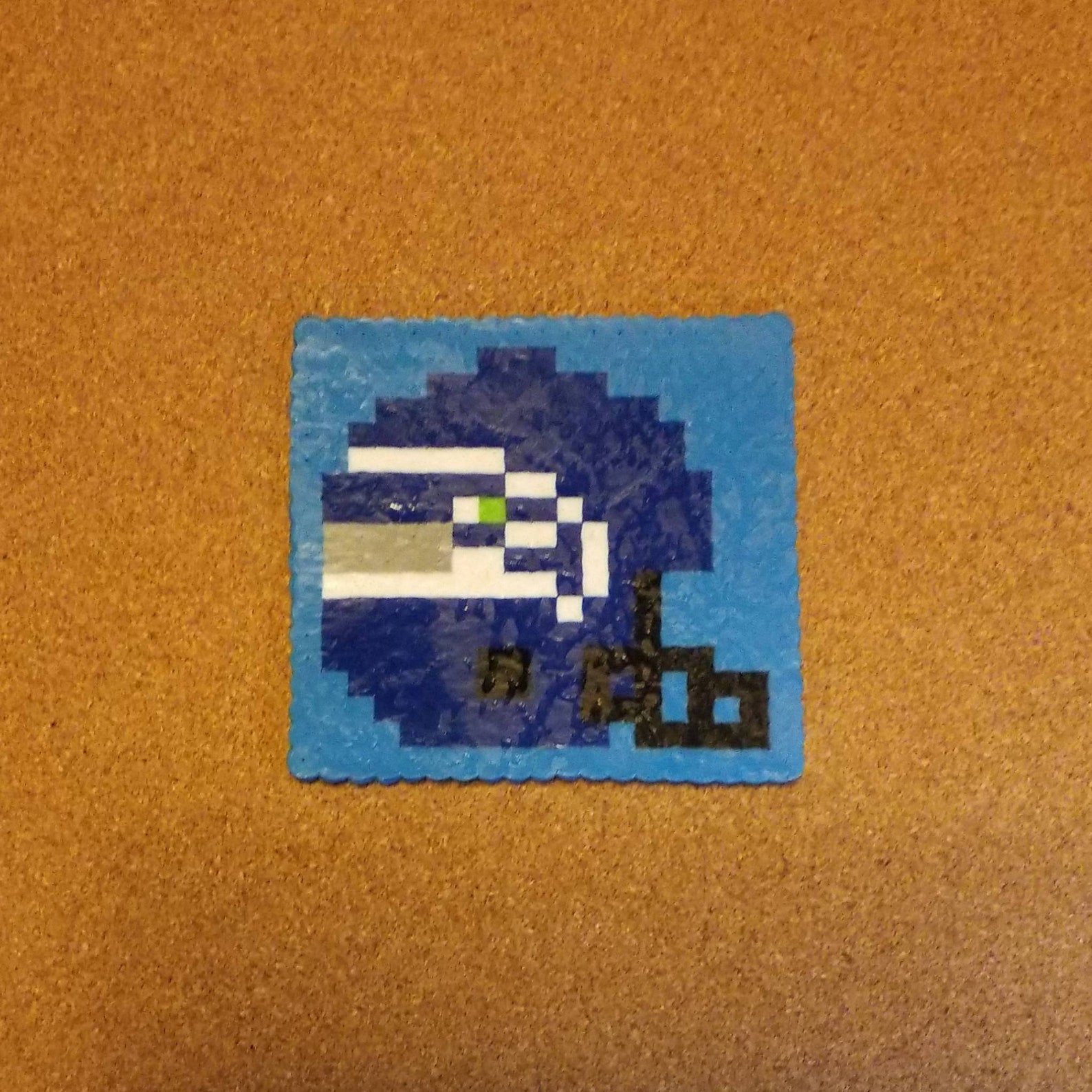 NFL 8-bit Helmet Perler Coaster - Etsy