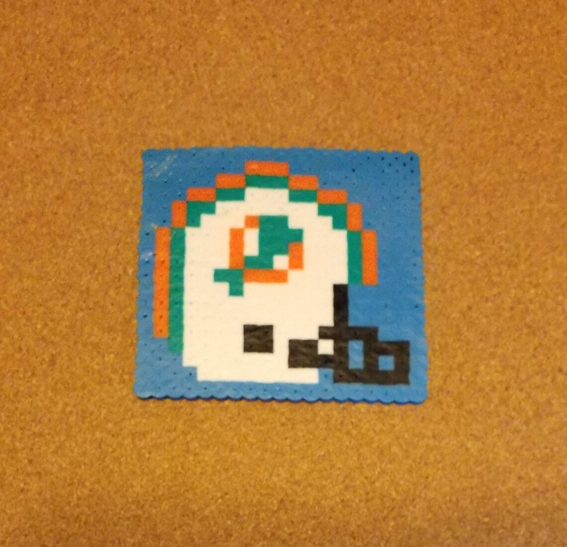 NFL 8-bit Helmet Perler Coaster - Etsy
