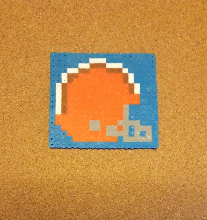 NFL 8-bit Helmet Perler Coaster - Etsy