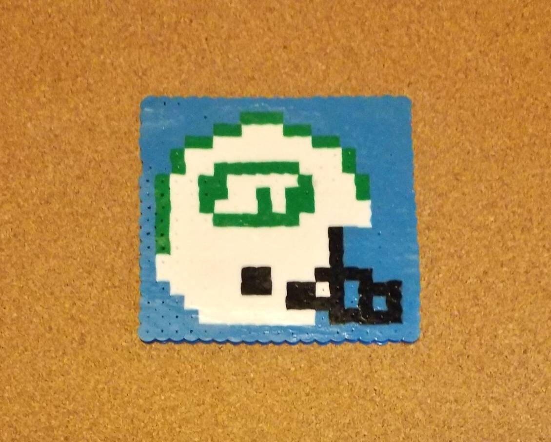NFL 8-bit Helmet Perler Coaster - Etsy