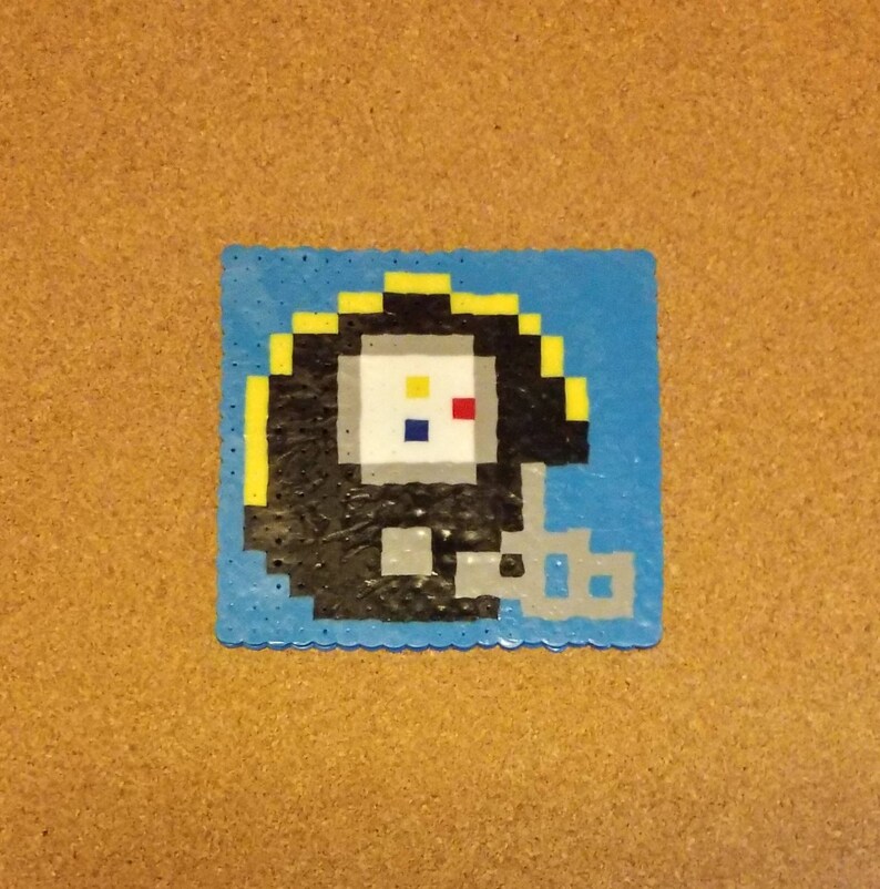 NFL 8-bit Helmet Perler Coaster - Etsy