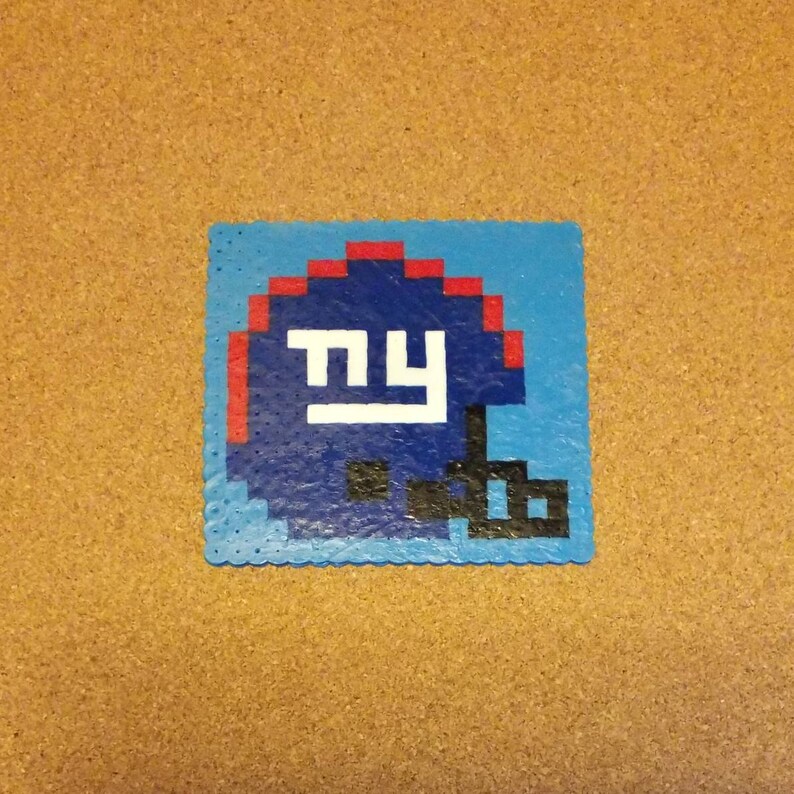 NFL 8-bit Helmet Perler Coaster - Etsy