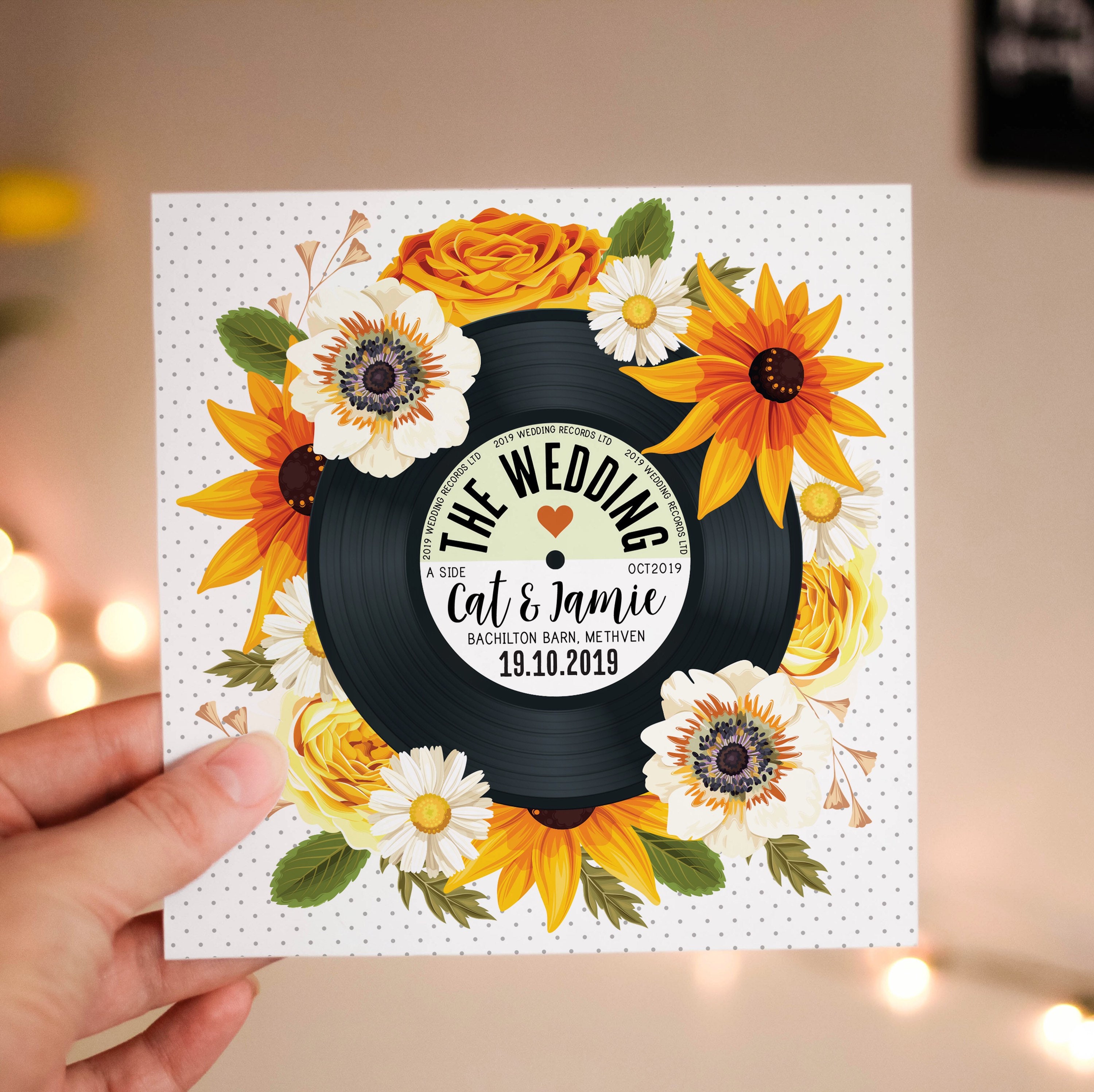 Record Party Invitations