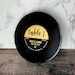 REAL 7" Vinyl Record Wedding Table Numbers/ Names - Metallic Gold Label ...