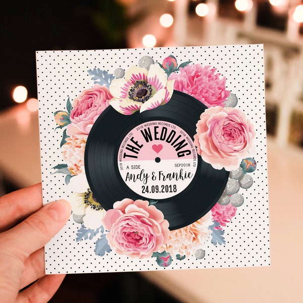 Vinyl Invitation - Etsy Australia