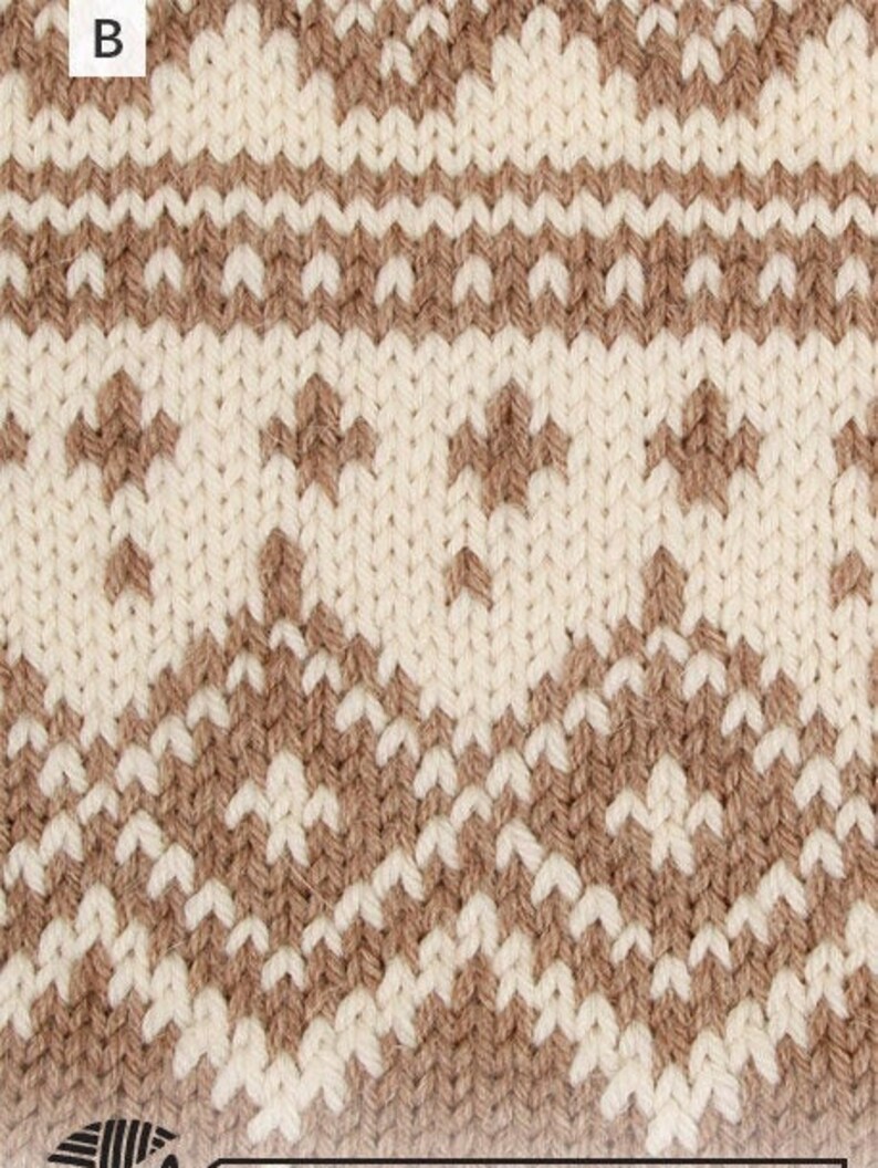 Fair Isle Sweater With Round Yoke and Nordic Pattern in DROPS | Etsy