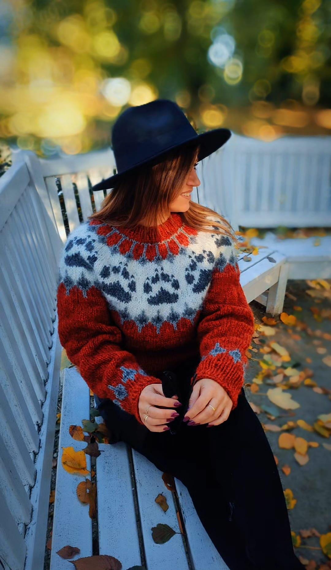 Lopapeysa Icelandic Sweater Made of Pure Icelandic Lopi Yarn ...