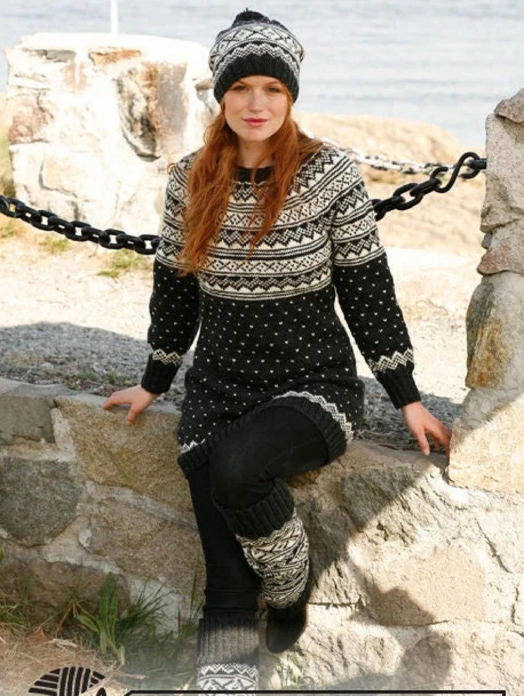 Fair Isle Sweater With Round Yoke and Nordic Pattern in DROPS Karisma ...