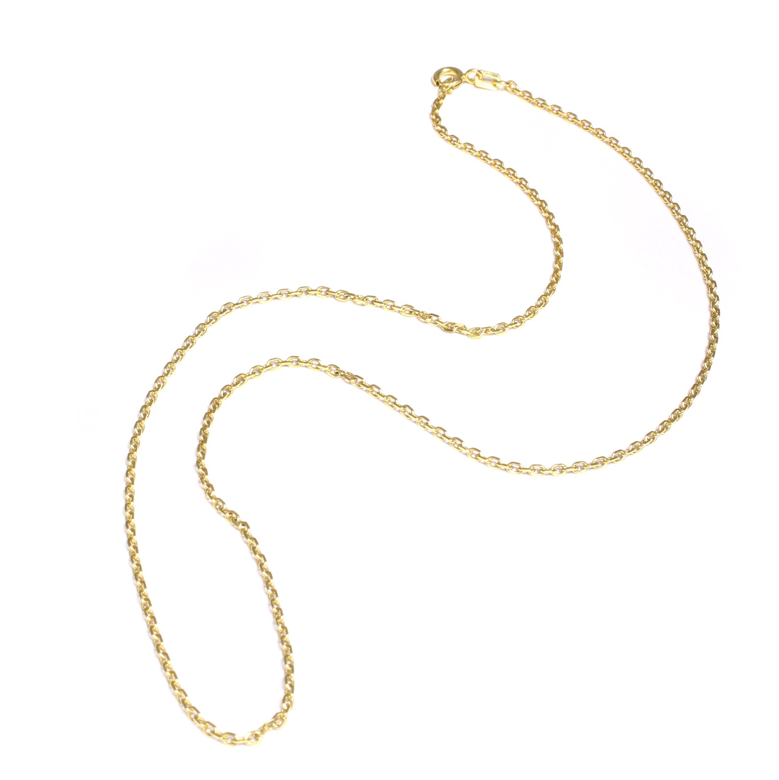 45 Cm Anchor Chain Medium 925 Sterling Silver 4-fold | Etsy