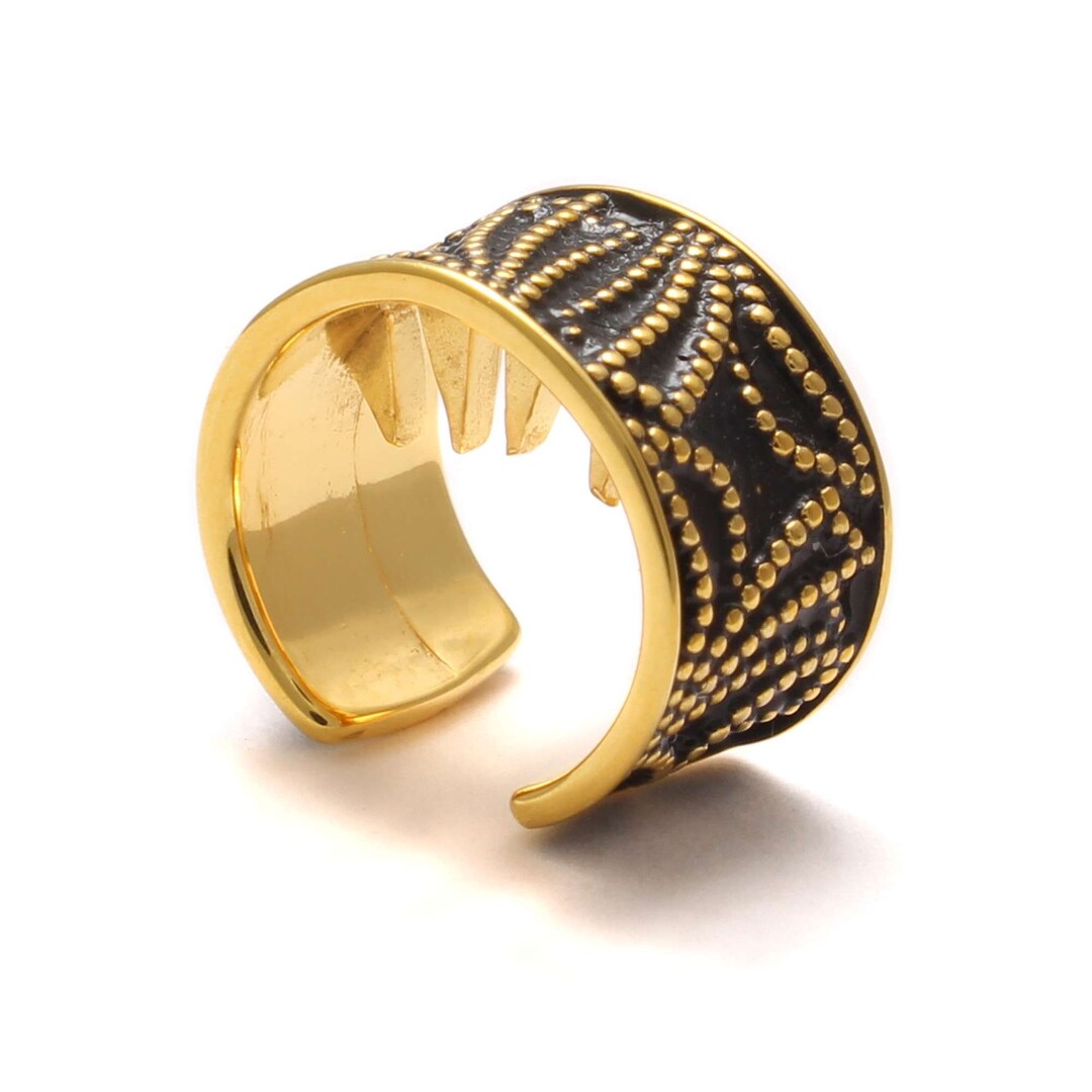 Dotted Art Beard Bead, 925 Sterling Silver, Dread Tube Silver Gold ...