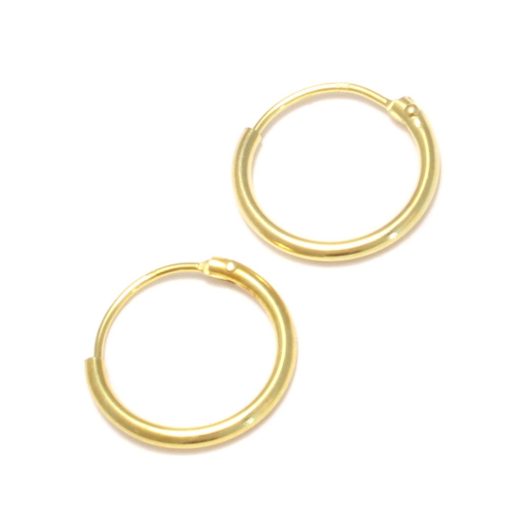 Mini Creolen Gold 333