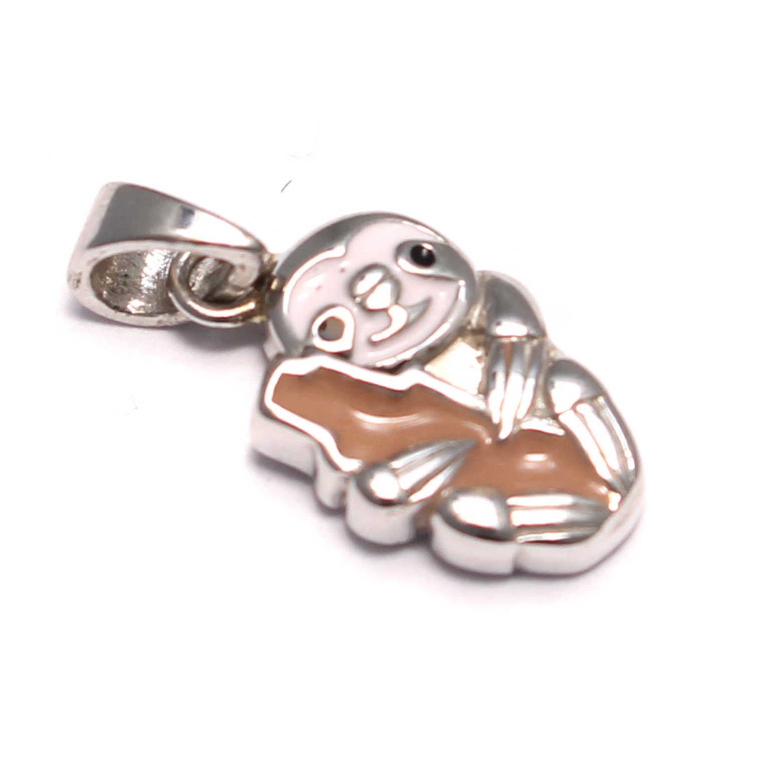 Sloth Pendant 925 Sterling Silver Sloth Chain Pendant Silver - Etsy ...