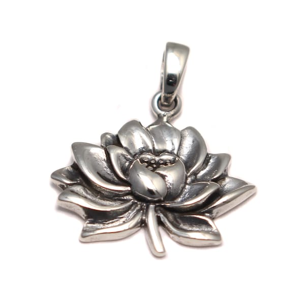 Lotus Flower Pendant - Etsy